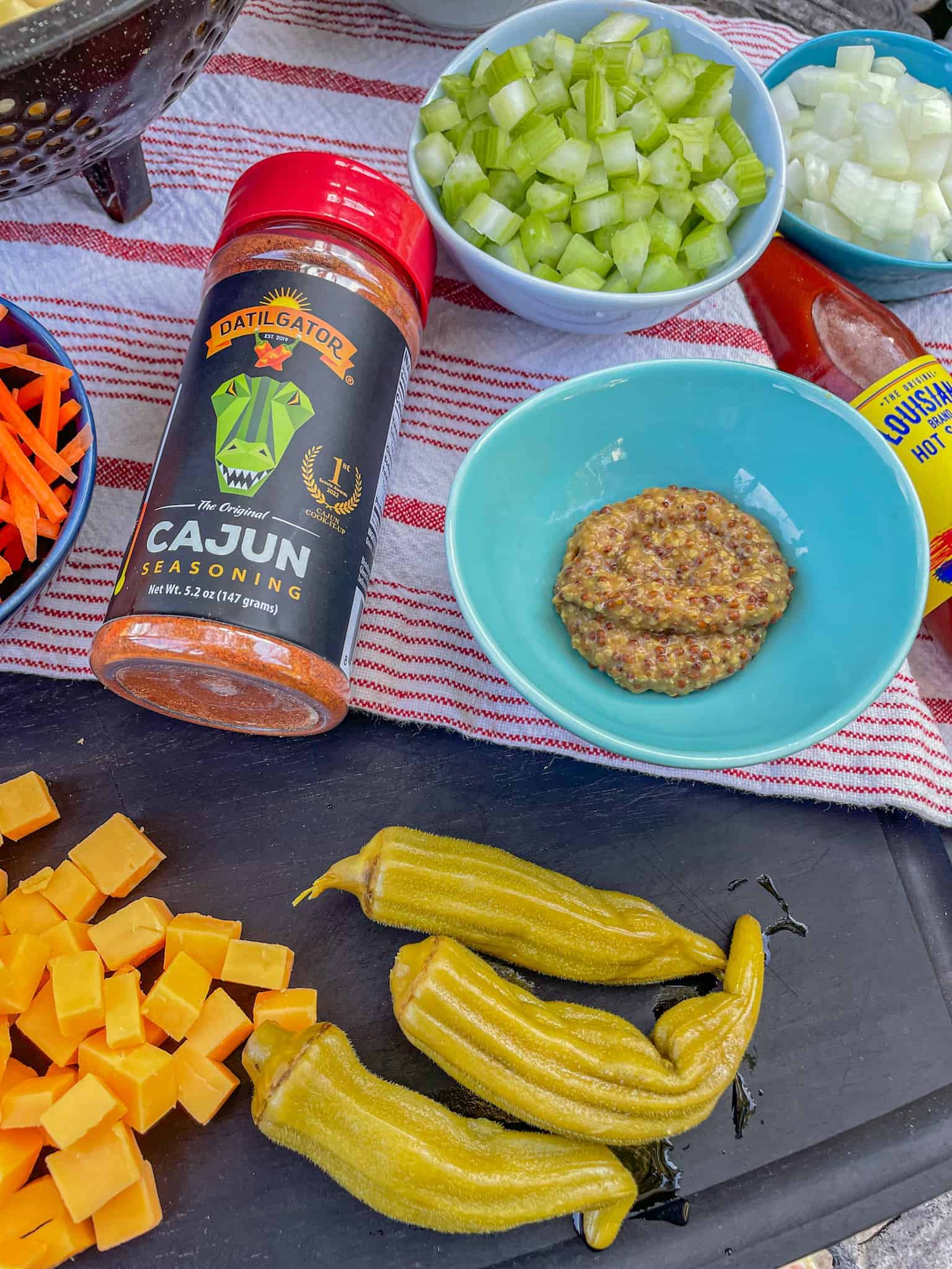 Cajun Macaroni Salad - Beach Girl Grills