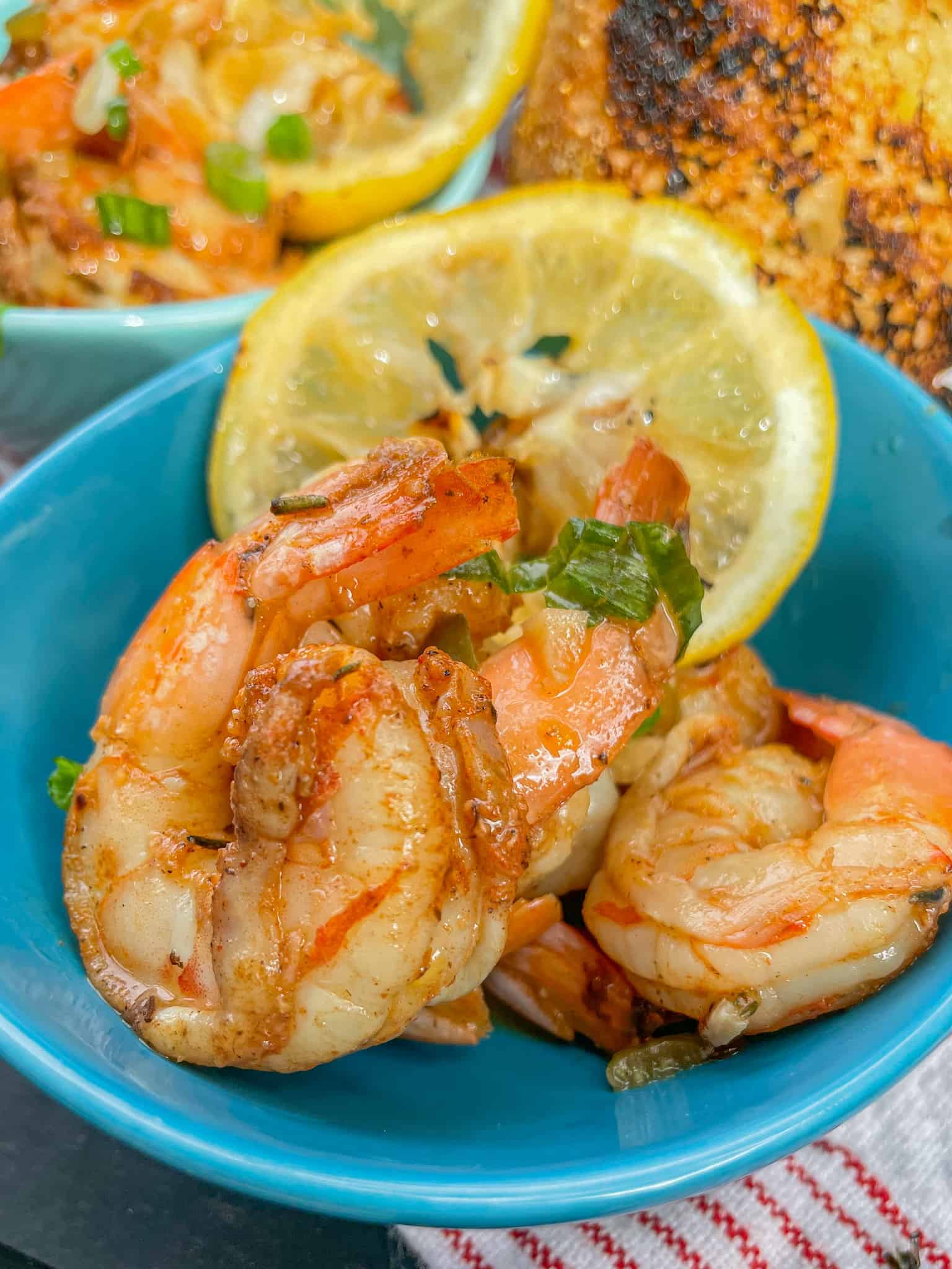 New Orleans Barbecue Shrimp - Beach Girl Grills