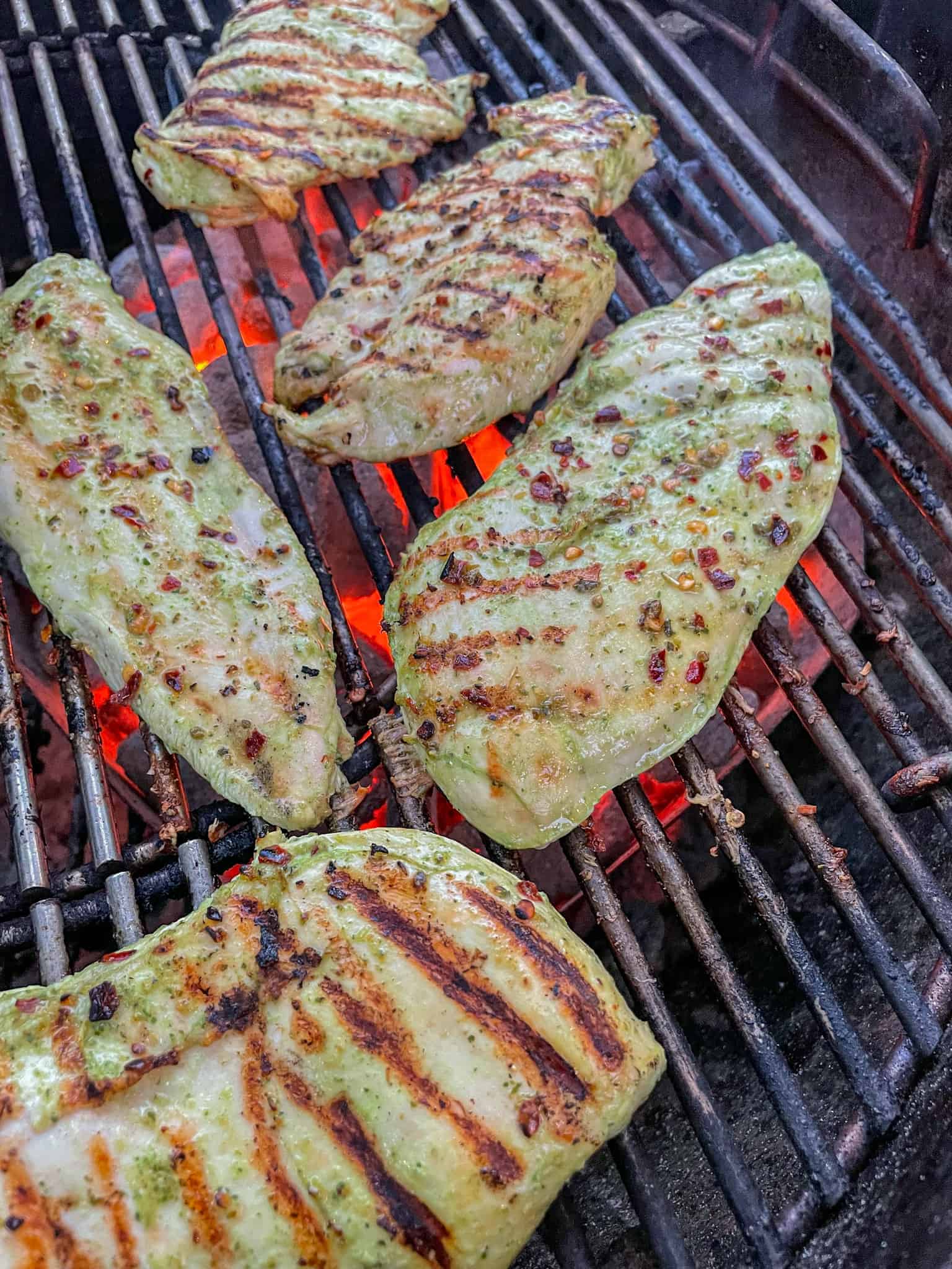 Grilled Chicken Parmesan - Beach Girl Grills