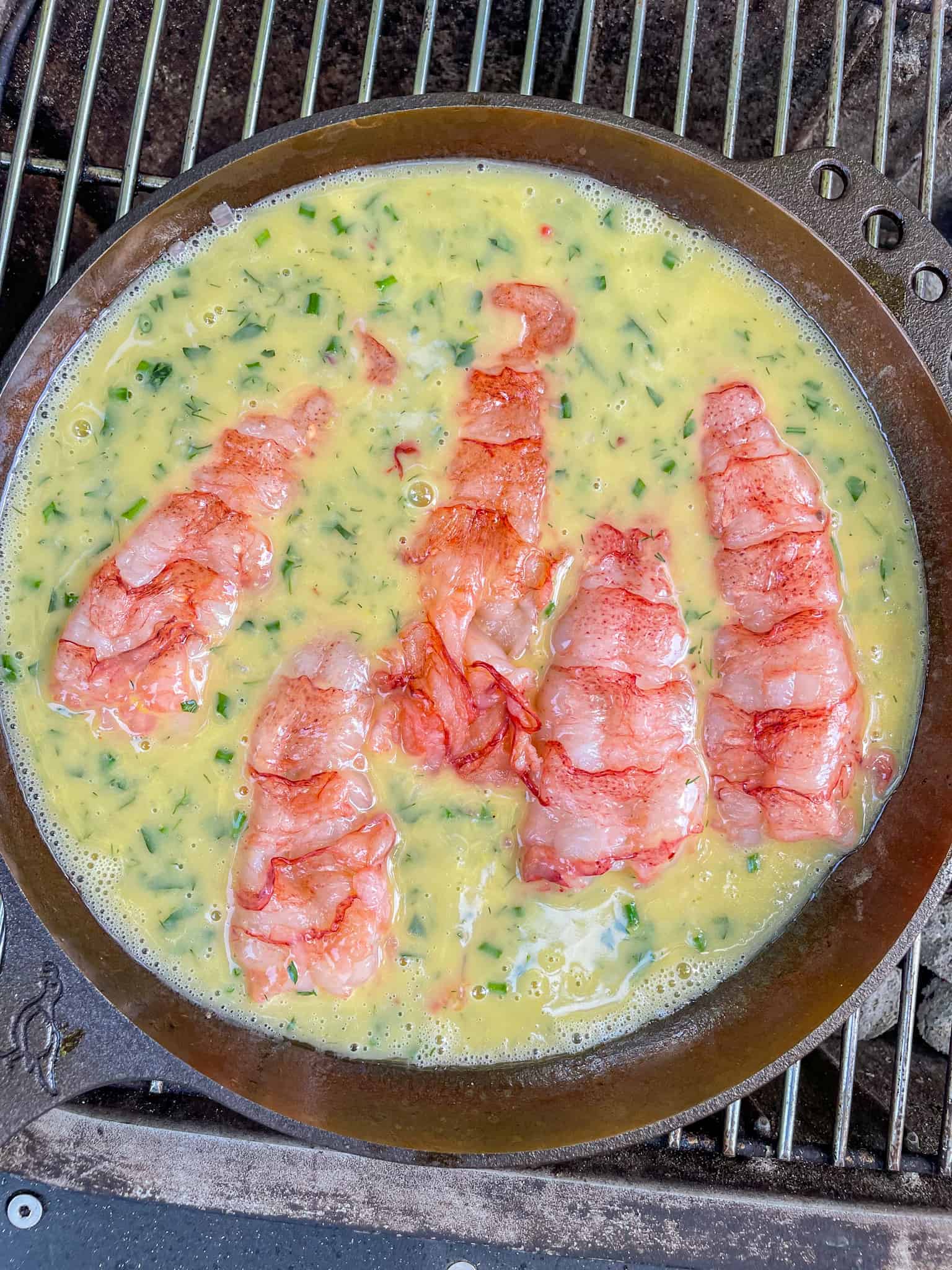 Butter Poached Lobster - Beach Girl Grills