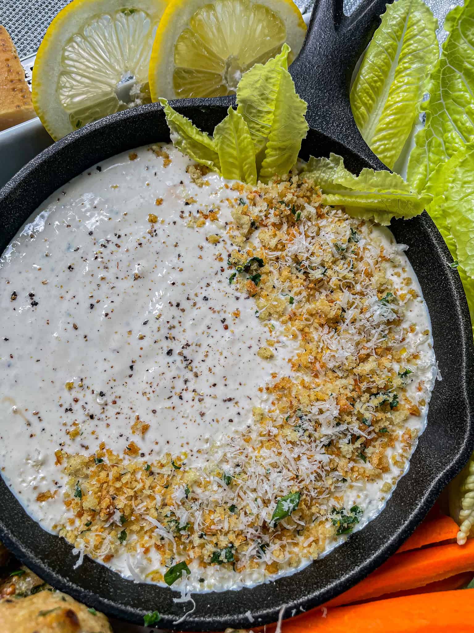 Creamy Caesar Dip - Beach Girl Grills
