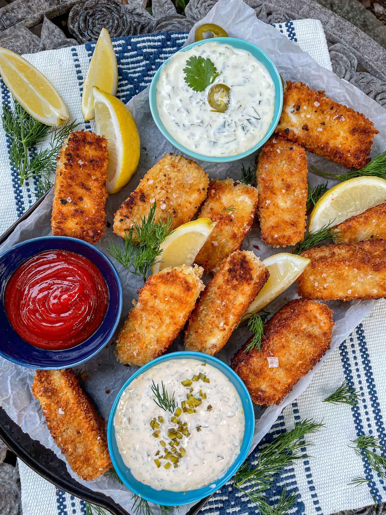 Crispy Fish Sticks - Beach Girl Grills