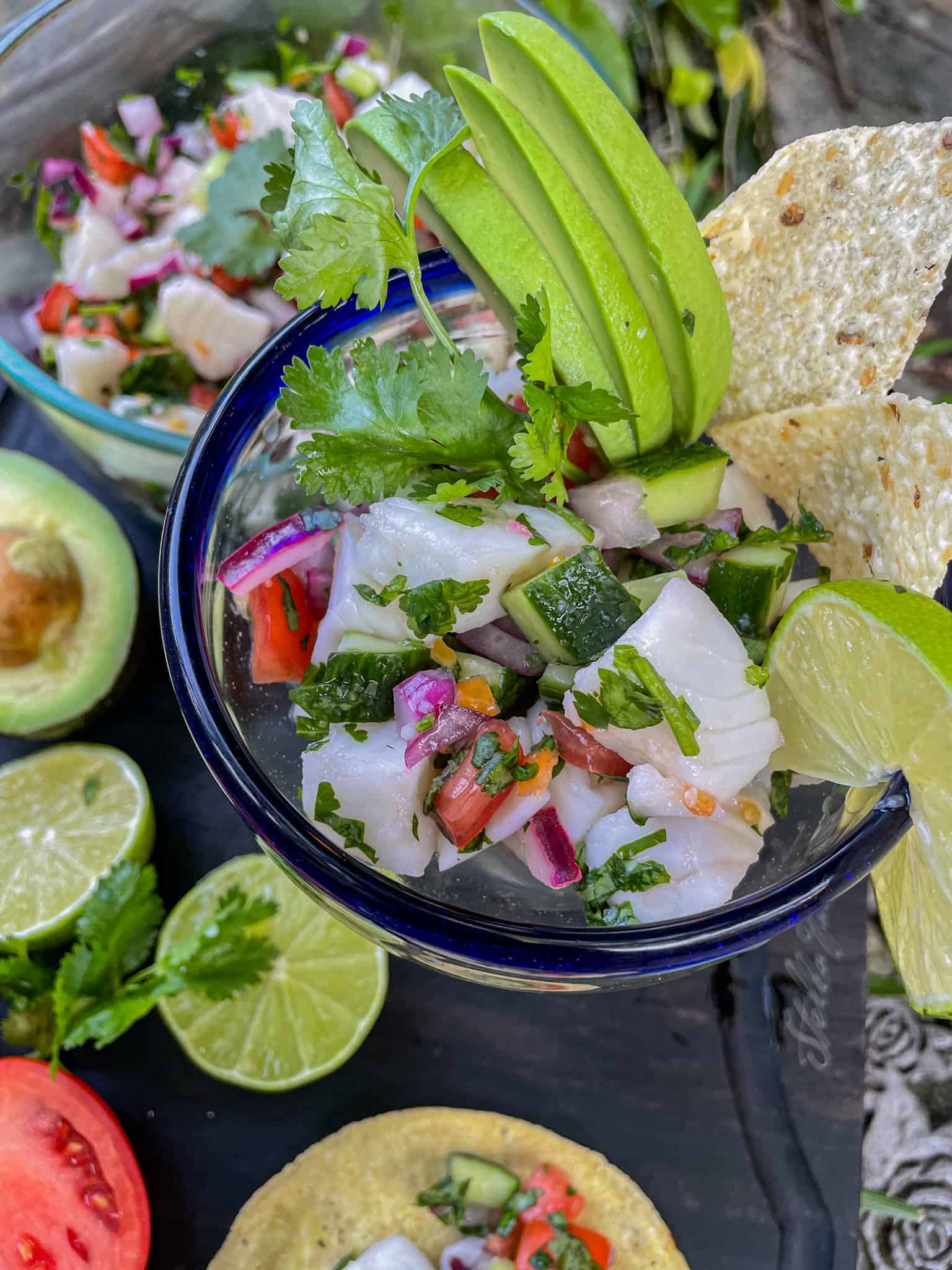 Halibut Ceviche - Beach Girl Grills