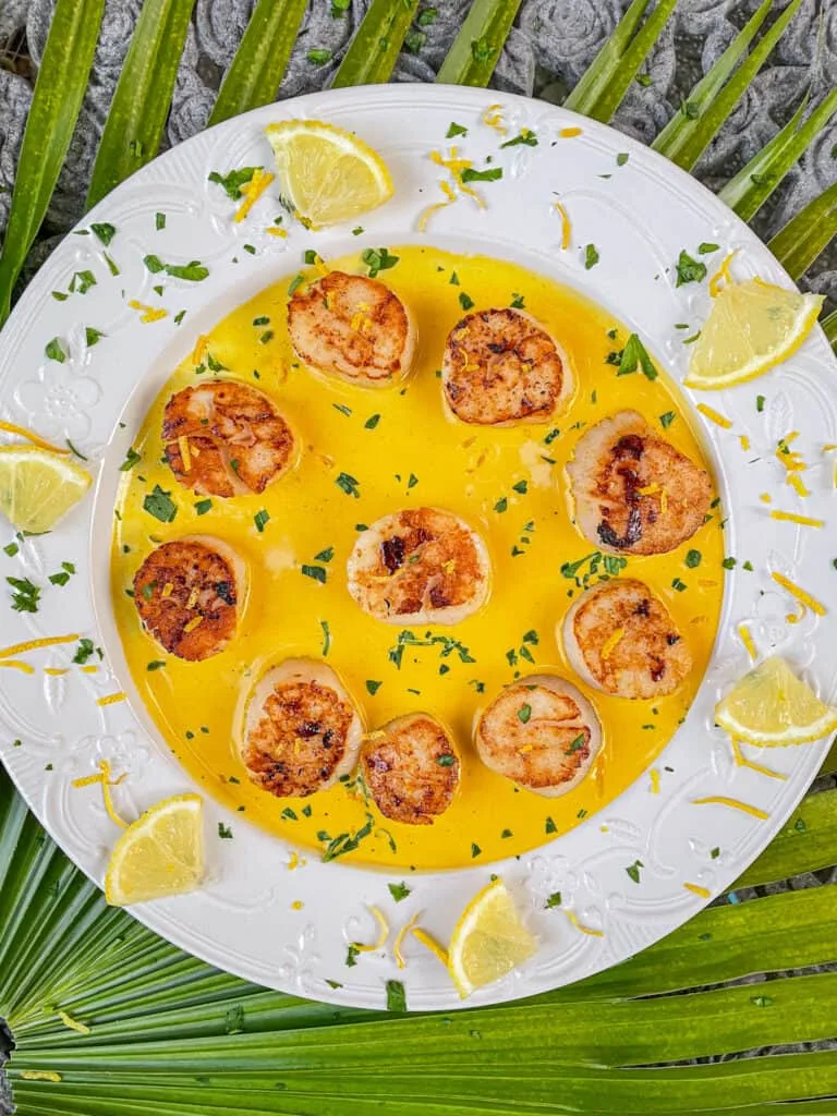 Scallops Luxe in Saffron Cream Sauce: A Culinary Masterpiece – New and Tips