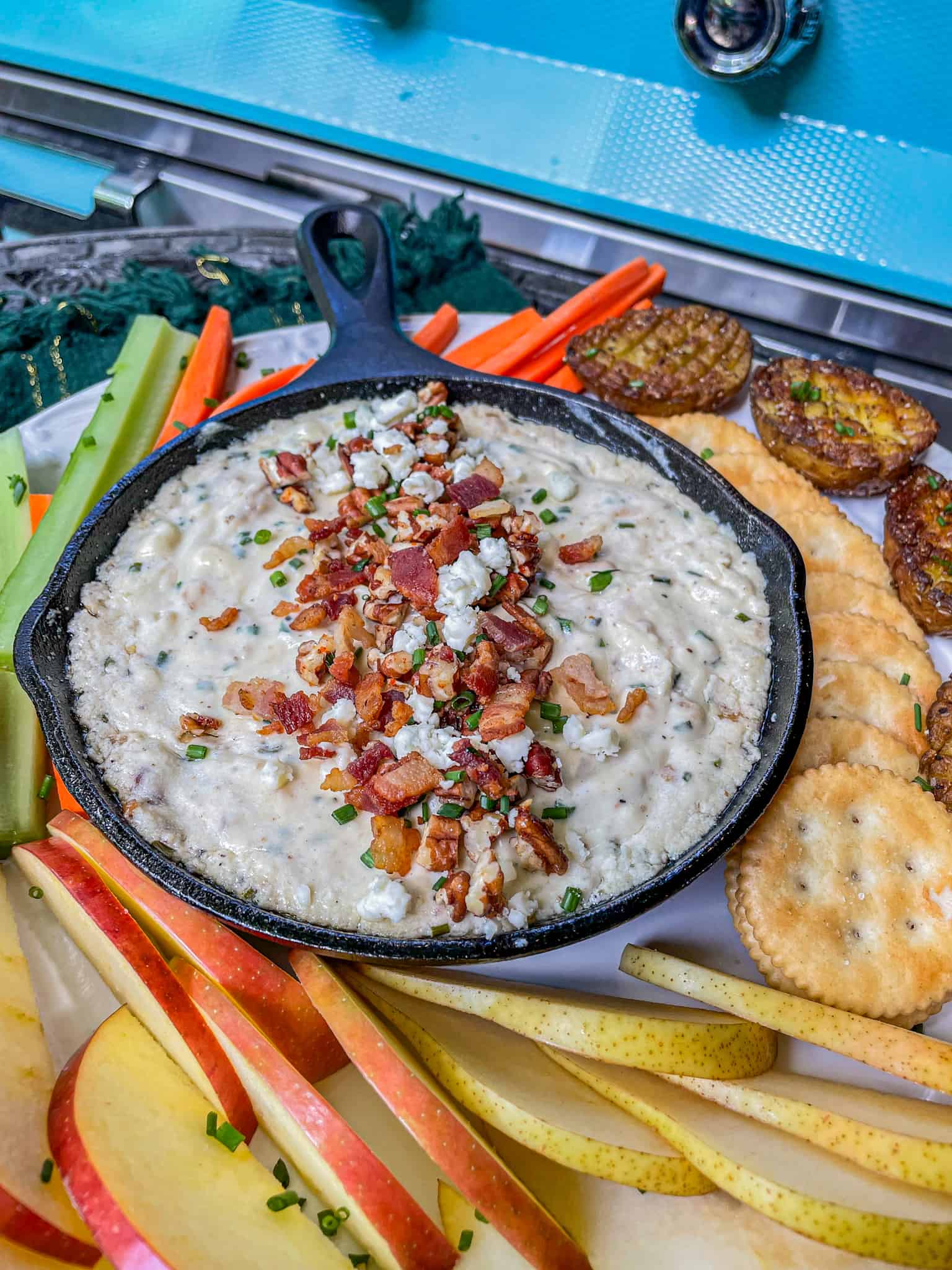 Blue Cheese Bacon Dip - Beach Girl Grills